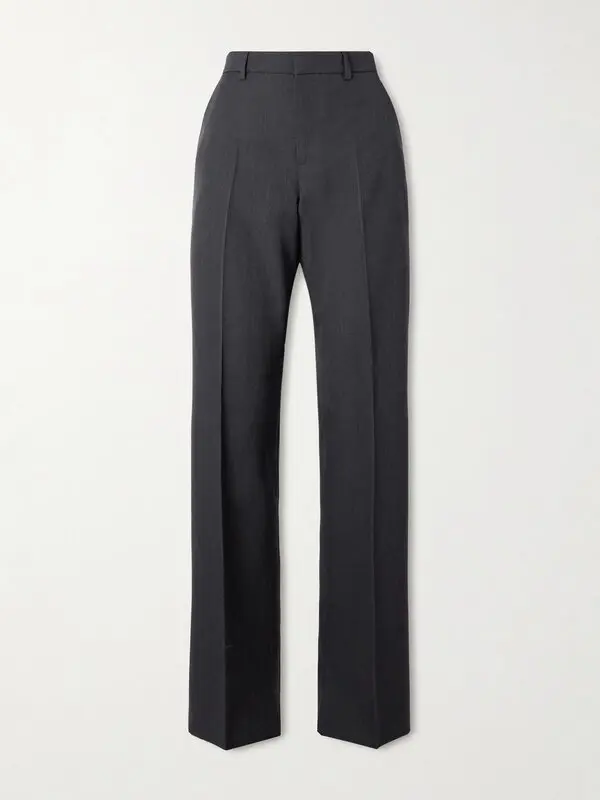 Gucci Striped Wool Straight-leg Pants