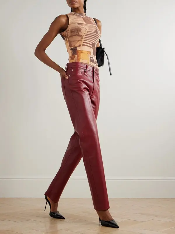 JEAN PAUL GAULTIER Journal Printed Mesh Tank