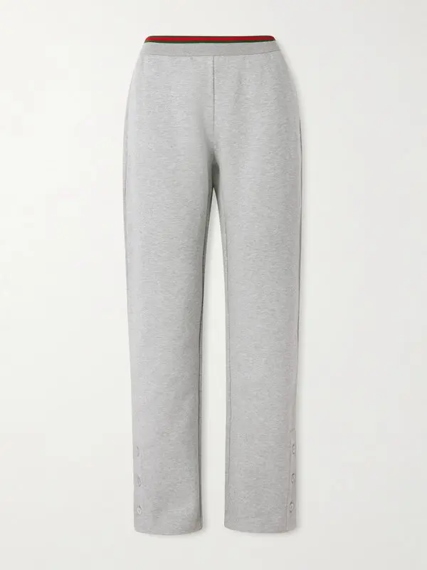 Gucci Cotton-blend Jersey Track Pants