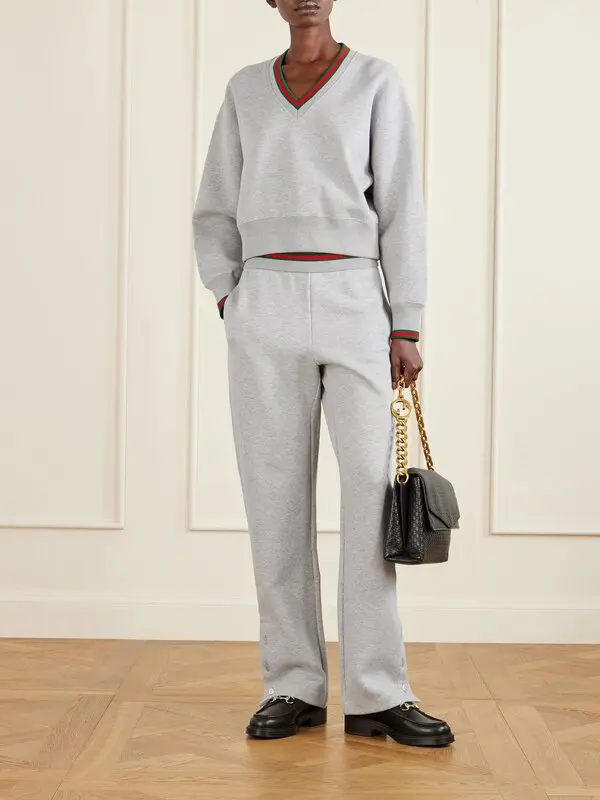 Gucci Cotton-blend Jersey Track Pants