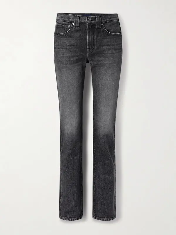 Khaite Farley High-rise Straight-leg Jeans