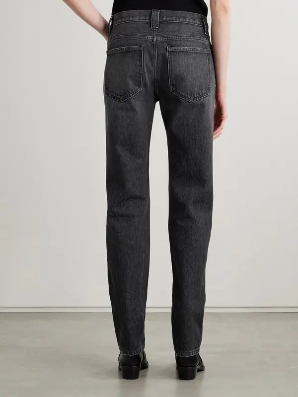 Khaite Farley High-rise Straight-leg Jeans