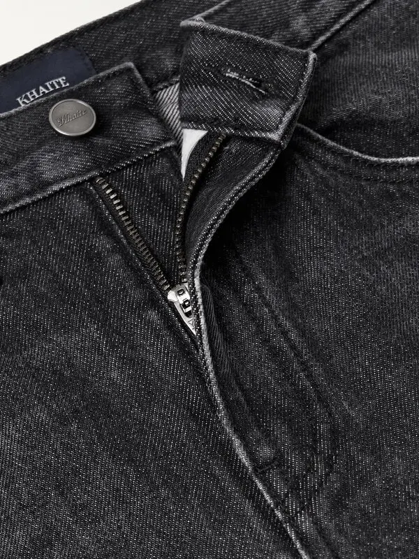 Khaite Farley High-rise Straight-leg Jeans