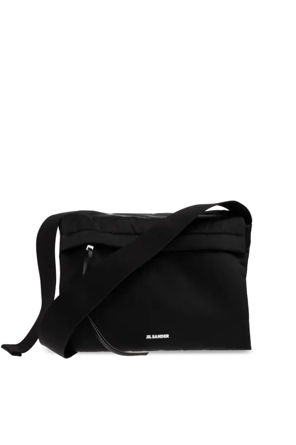 JIL SANDER Shoulder Bag With Logo - Black