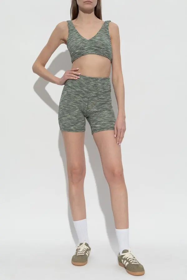 The Upside Reversible High-waisted Shorts