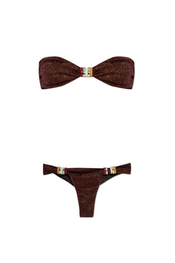 Oseree Two-piece Swimsuit - Brown