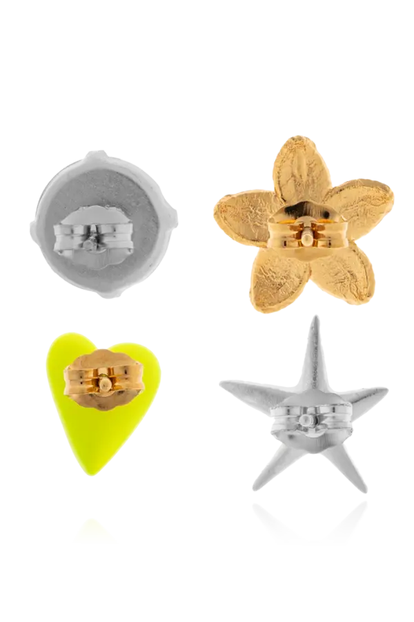 FORTE_FORTE Set Of Four Mismatched Earrings - Multicolour