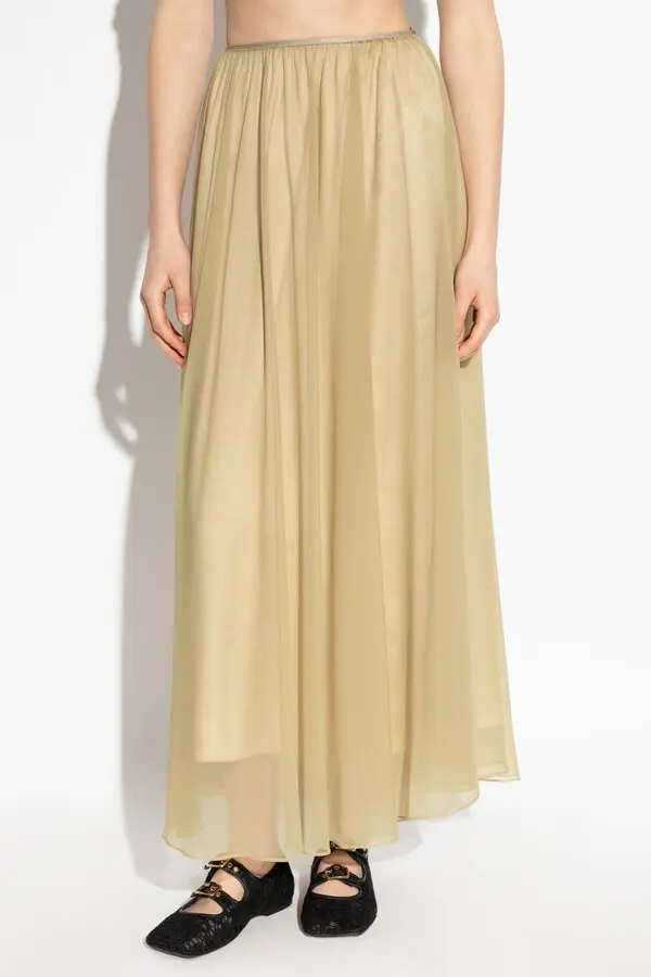 FORTE_FORTE A-line Skirt - Beige