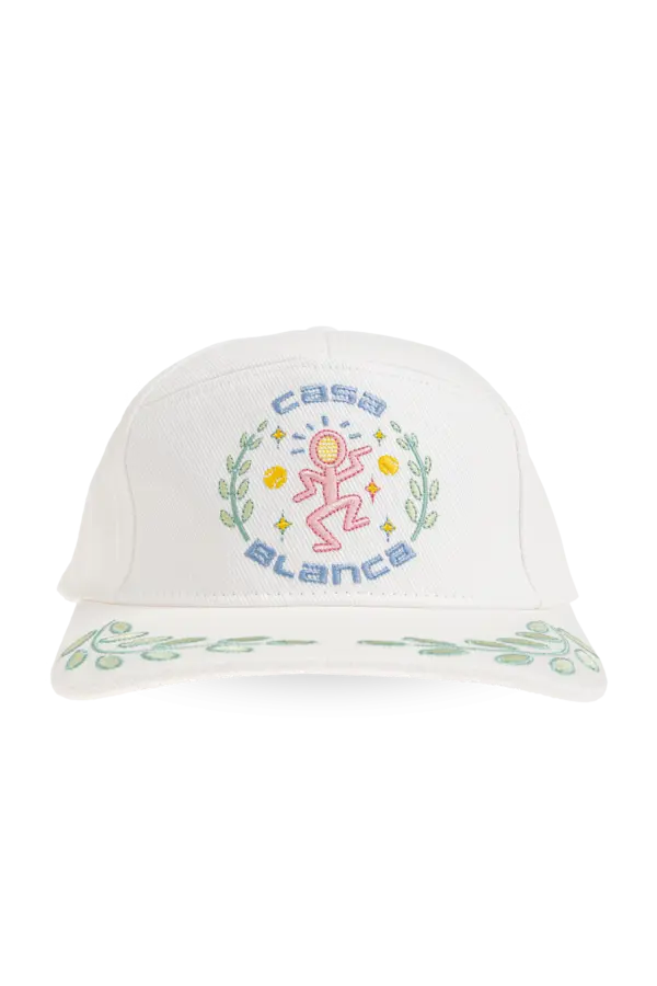 Casablanca Visor Cap - White