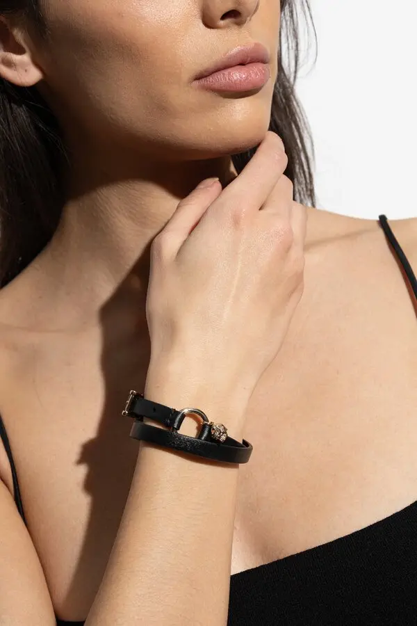 Alexander Mcqueen Leather Bracelets For Women