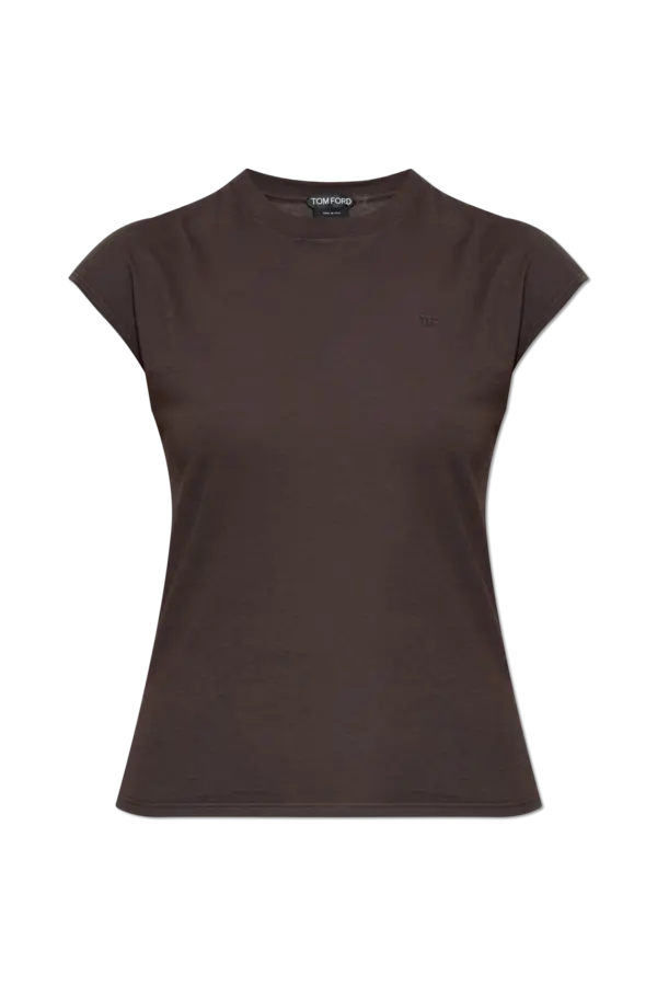 TOM FORD Cotton T-shirt - Brown