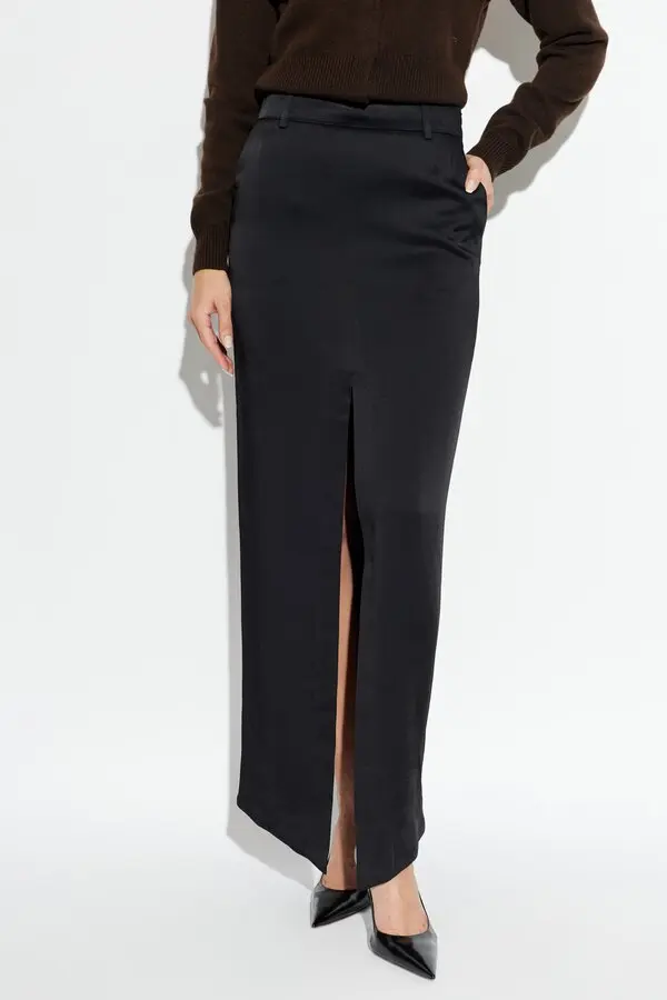 TOM FORD Maxi Satin Skirt With Slit