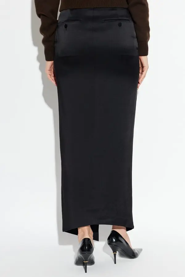 TOM FORD Maxi Satin Skirt With Slit
