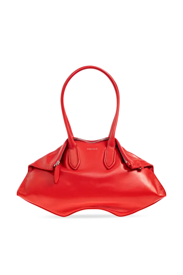 Alexander McQueen Manta' Shoulder Bag - Red