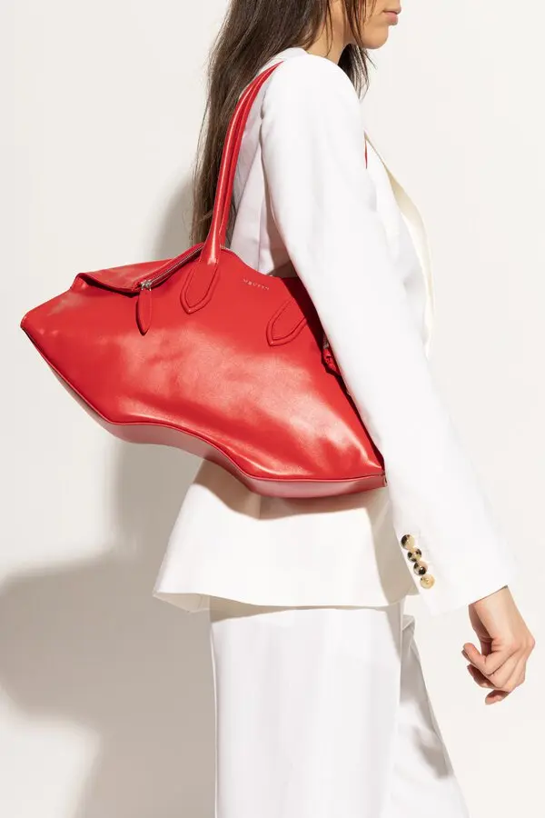 Alexander McQueen Manta' Shoulder Bag - Red