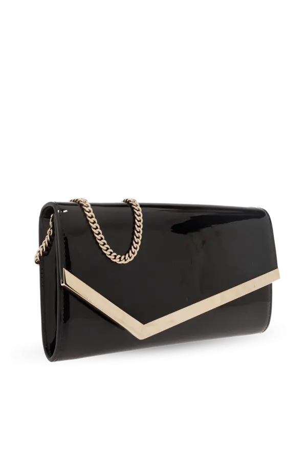 JIMMY CHOO Chain Clutch ‘emmie - Black