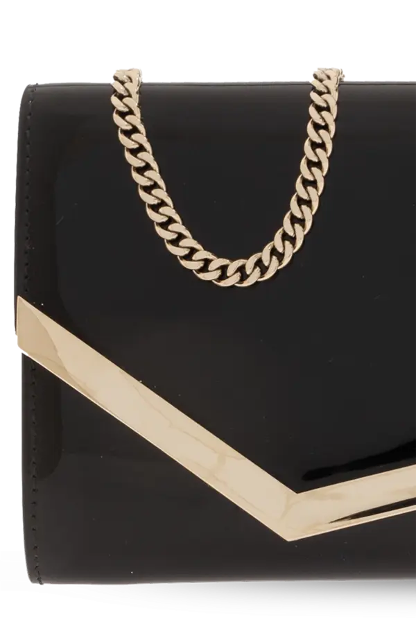 JIMMY CHOO Chain Clutch ‘emmie - Black