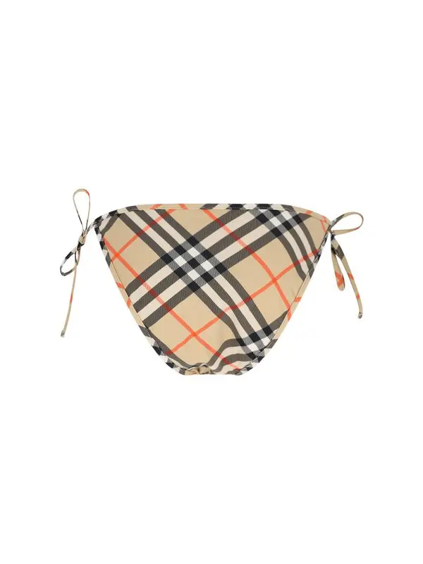 Burberry Check Swim Briefs - Beige