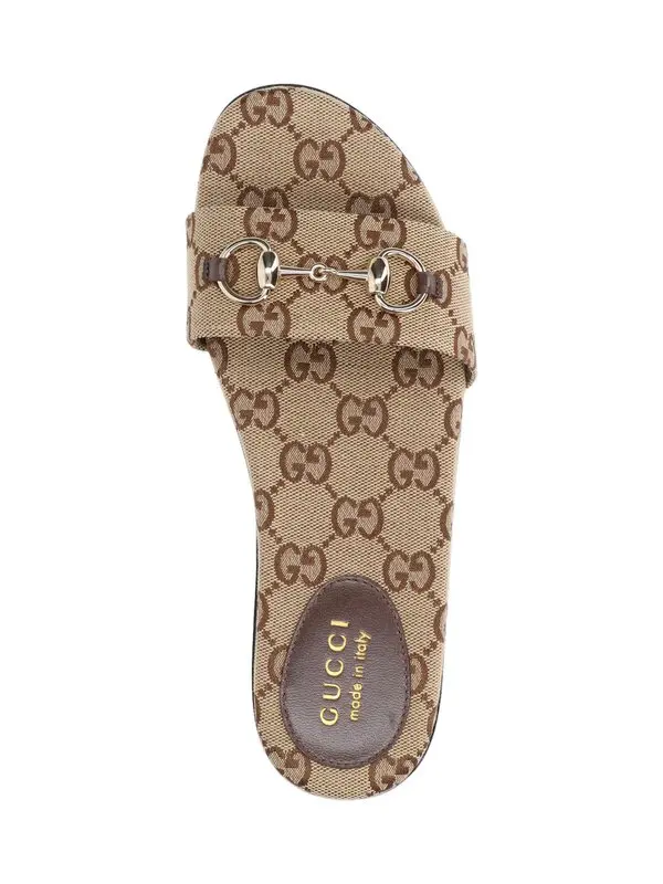 Gucci Slider Sandals - Brown | Editorialist display picture 1