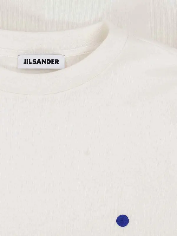 JIL SANDER Alaïa Cashmere Blend Crew Neck Sweater - White