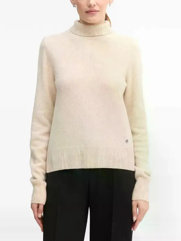 COLMAR Turtleneck Logo-plaque Sweater