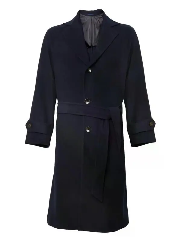 FRANZESE COLLECTION Belted Virgin Wool Coat