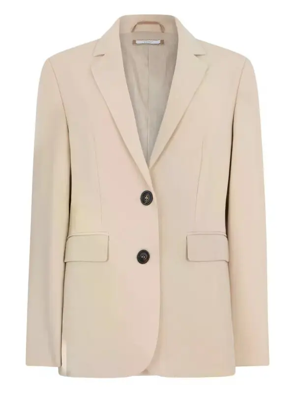 Peserico Buttoned Blazer - Neutrals