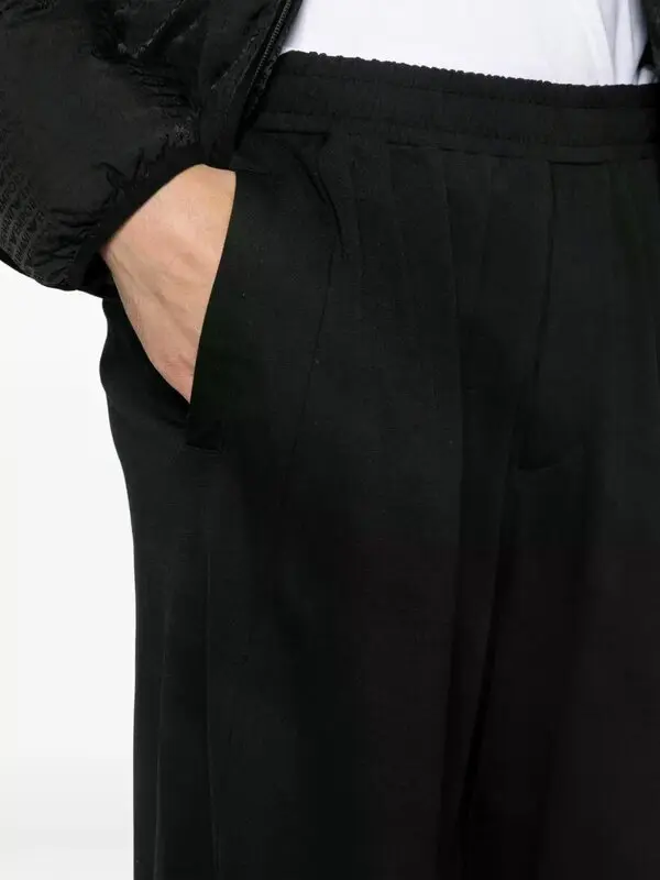 Emporio Armani Elasticated Track Pants - Black