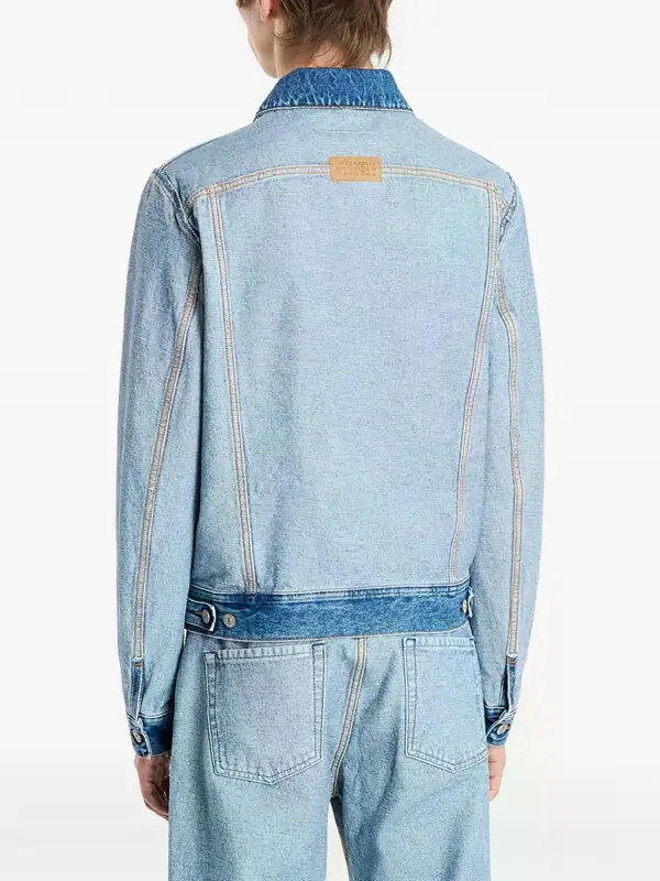 MAISON MARGIELA Flap-pockets Denim Jacket - Blue