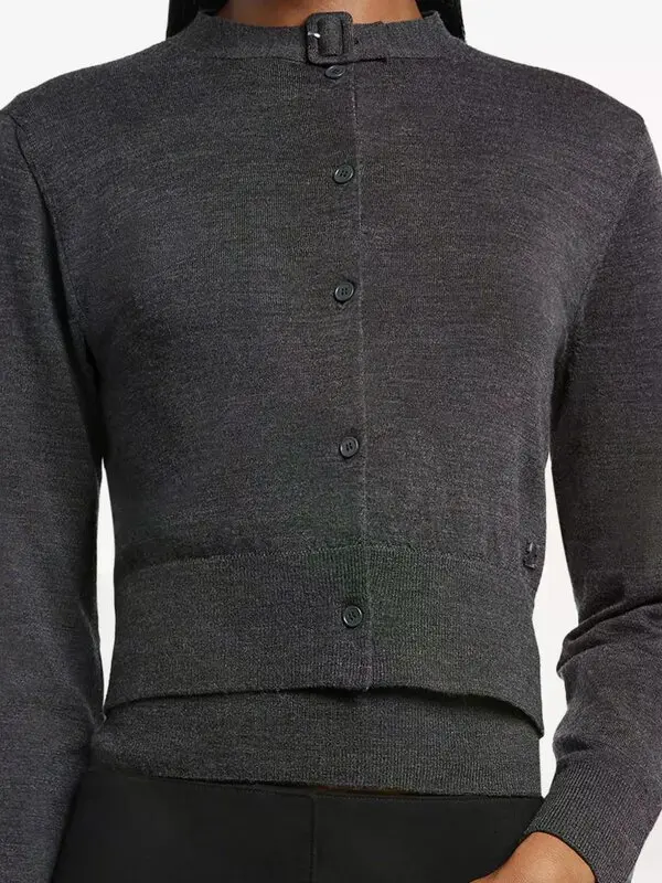 COURREGES Buckle Button Cardigan