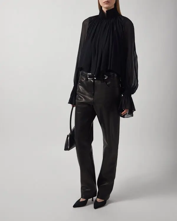 Khaite Durer Blouse - Black