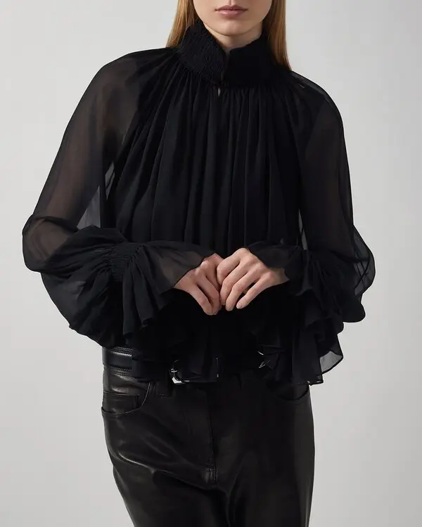 Khaite Durer Blouse - Black
