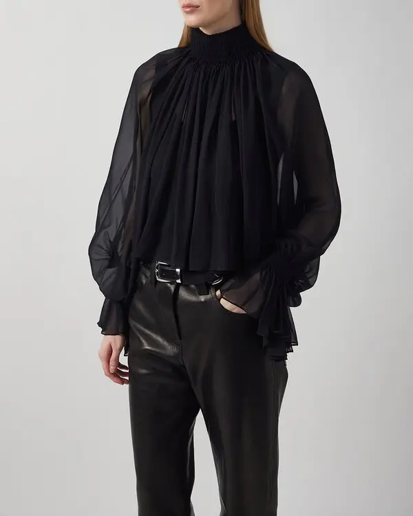 Khaite Durer Blouse - Black
