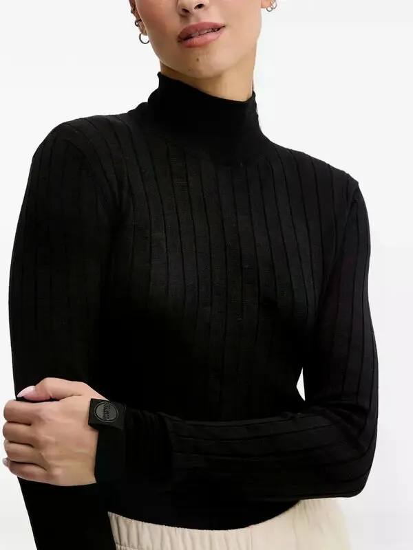 COLMAR Turtleneck Ribbed Knit Sweater