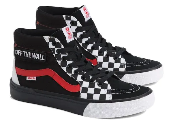 VANS Sk8-hi Fanayoh Bmx Sneakers - Black/white/red