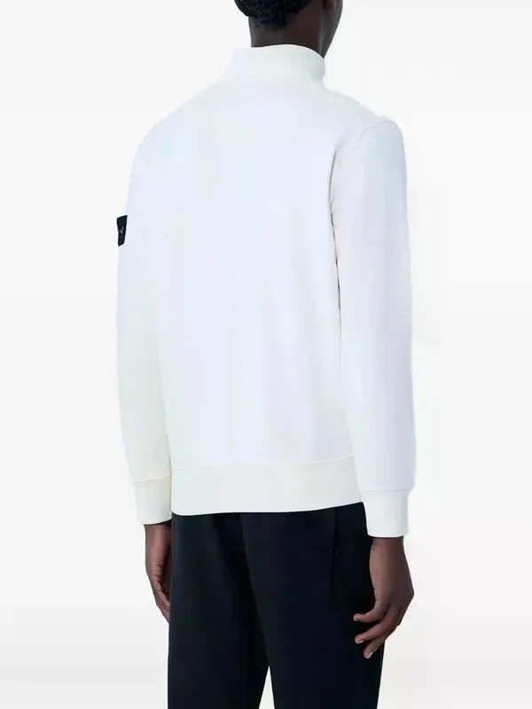 Stone Island Half-zip Stand-collar Sweatshirt - Neutrals