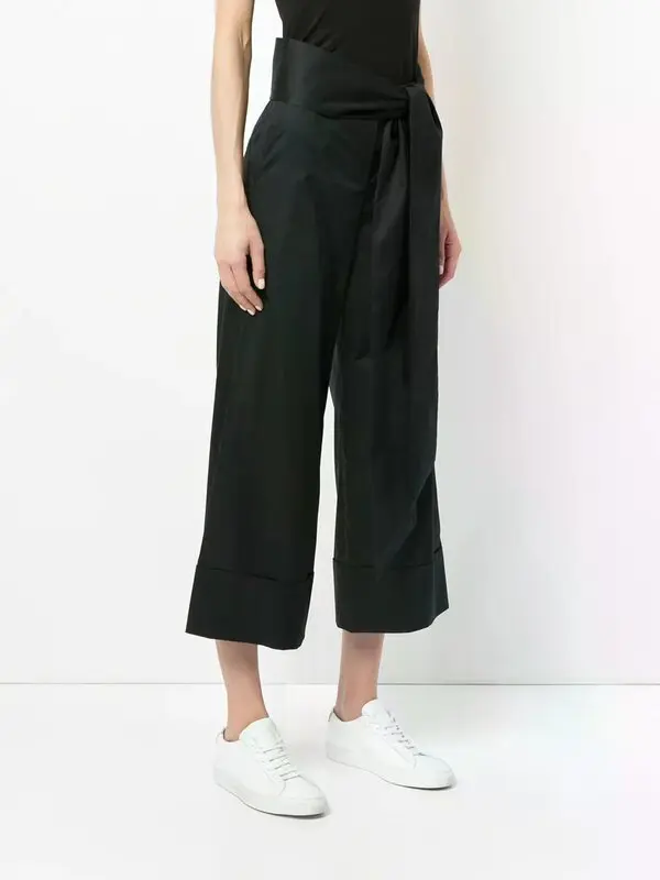 DEMOO PARKCHOONMOO Belted Wide Leg Culottes