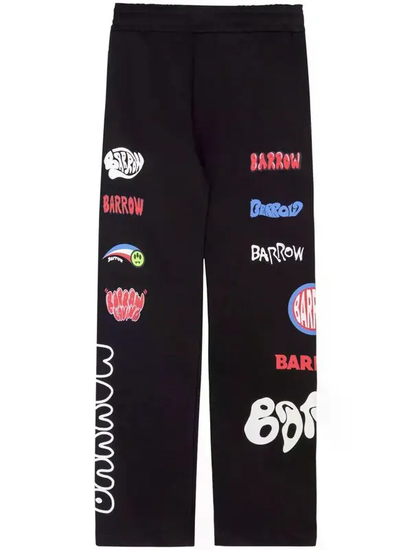 BARROW Logo-print Track Pants - Black