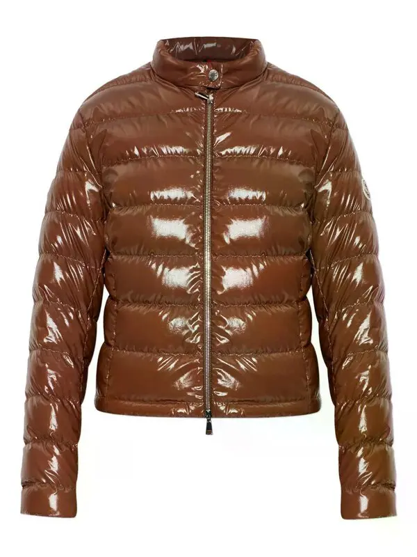 Moncler Quilted Jacket - Brown
