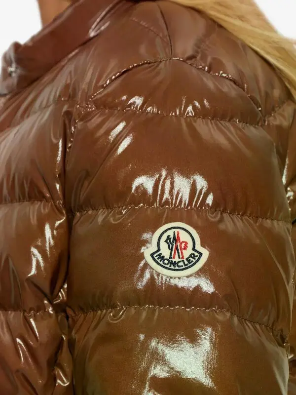 Moncler Quilted Jacket - Brown