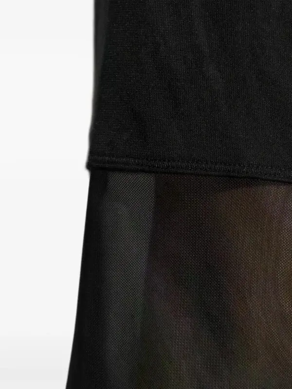 IRO PARIS Mesh-panel Midi Skirt