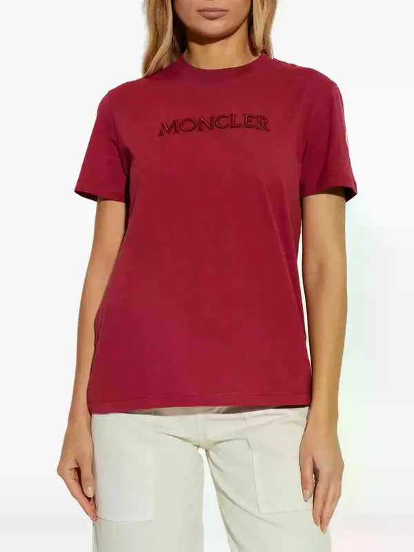 Moncler Logo-embroidered T-shirt