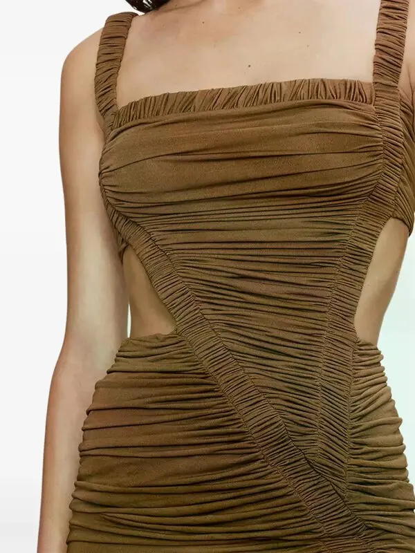 Christopher Esber Orion Cut-out Ruched Top