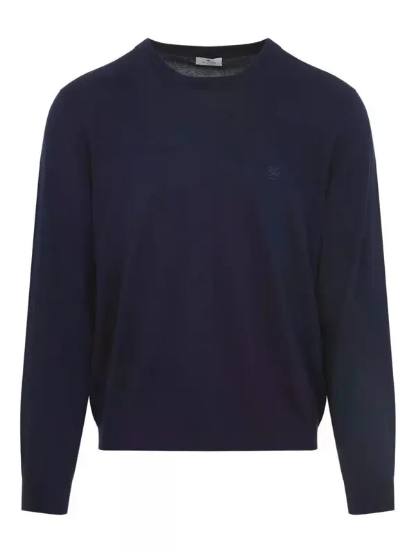Etro Embroidered Round-neck Sweater