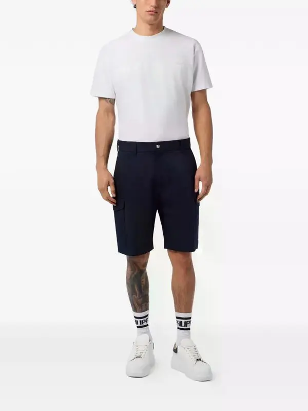 Philipp Plein Cargo Shorts - Blue