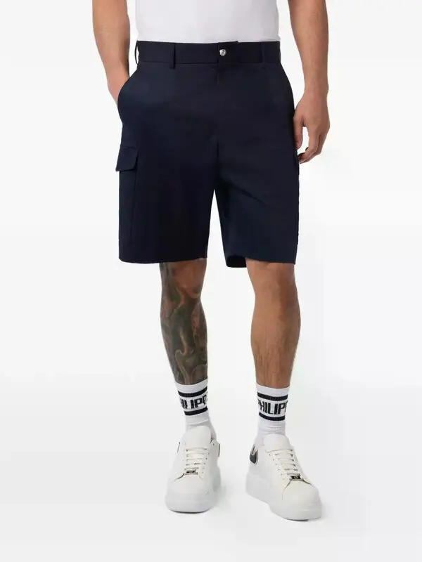 Philipp Plein Cargo Shorts - Blue