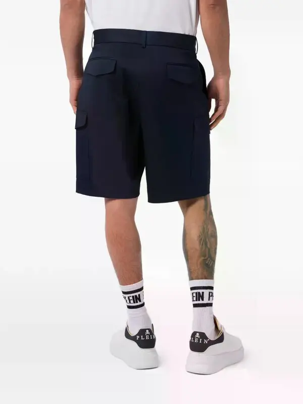 Philipp Plein Cargo Shorts - Blue