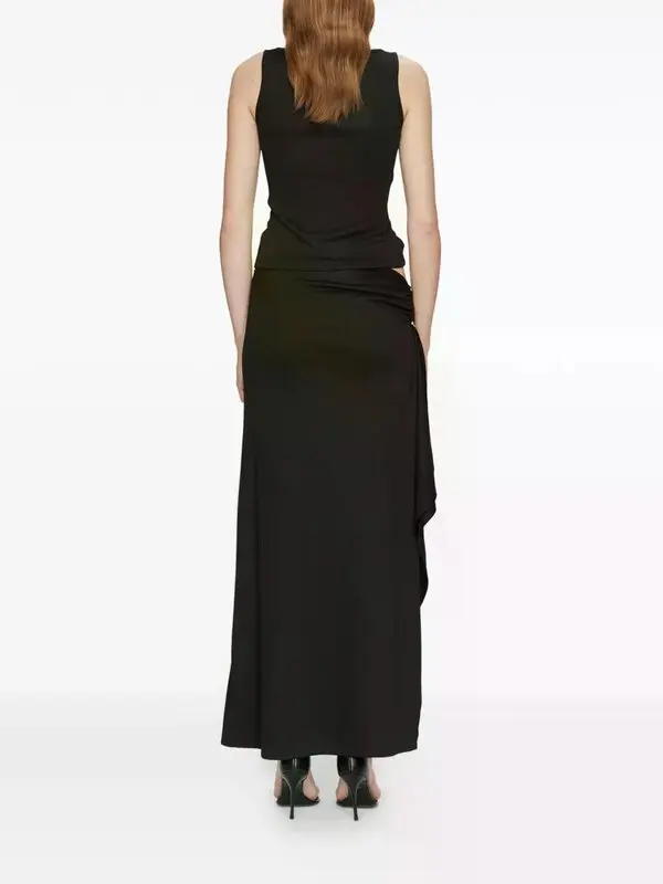 Christopher Esber Open Twist Crystal Pendant Tank Top