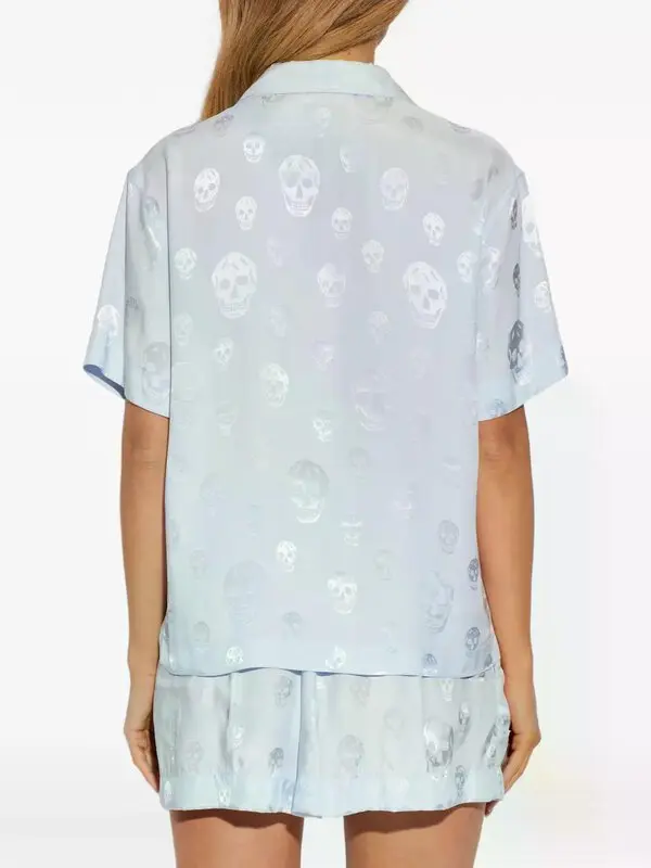 Alexander McQueen Skull-print Button Shirt