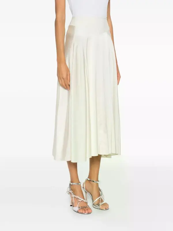 FORTE_FORTE Panelled Midi Skirt